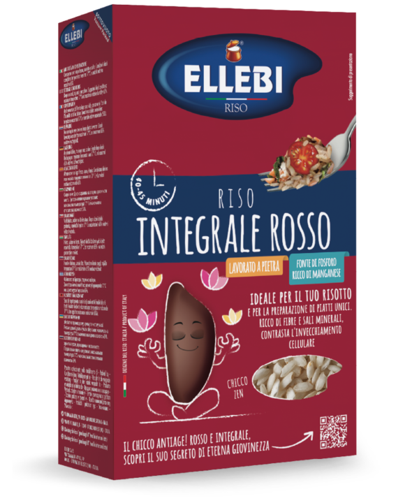 riso integrale rosso il chicco antiage - Riso Ellebi